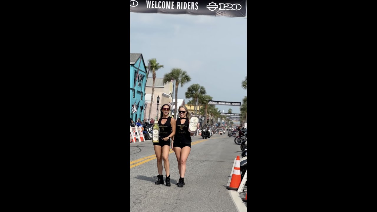 Bike Week Daytona Beach | Yuengling Girls - YouTube