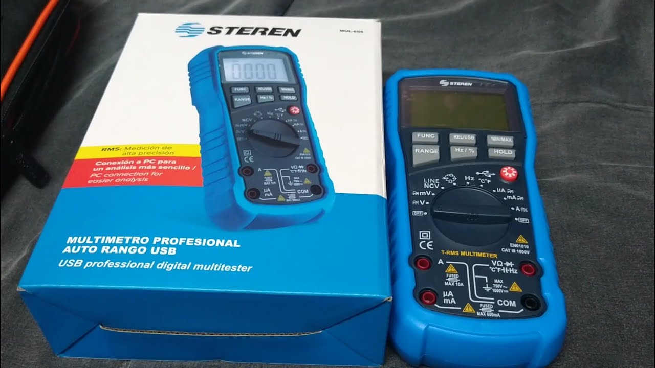 Multimetro Steren MUL-605 | Revisión - YouTube
