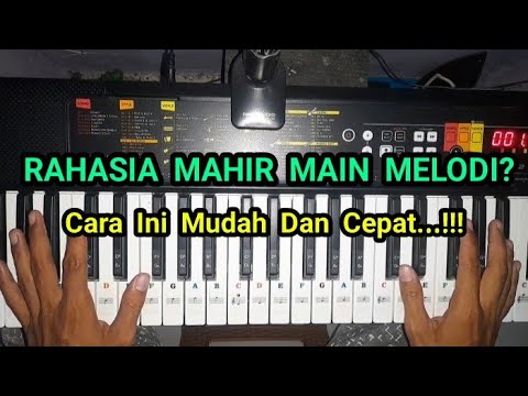 Belajar Rumus Dasar Mencari Melodi Kunci Mayor di Keyboard Piano - YouTube