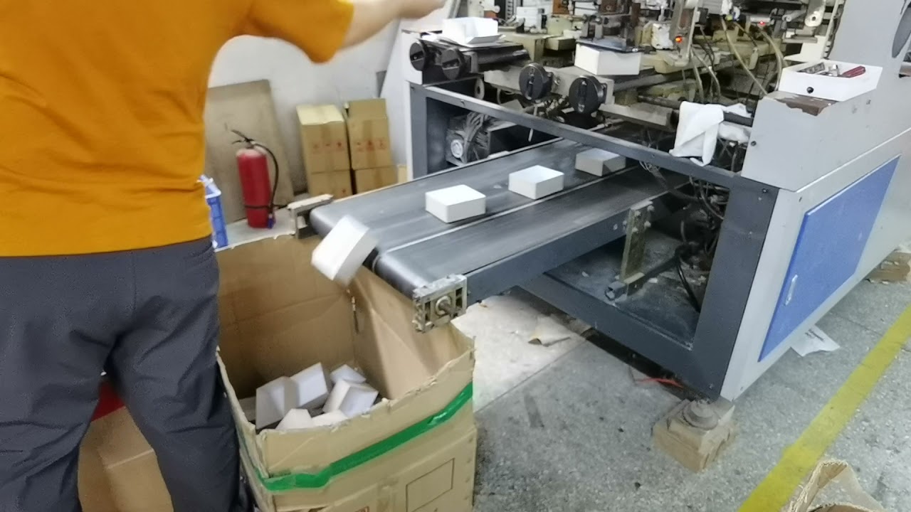 6. Corner pasting machine--automatic corner pasting (able connected ...