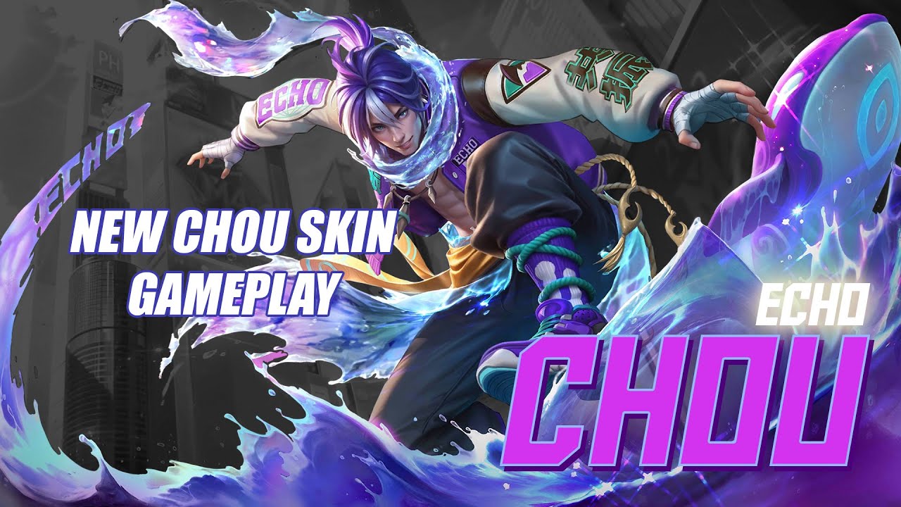 CHOU ECHO SKIN GAMEPLAY | CHOU BEST BUILD 2023 | CHOU ROAM GAMEPLAY ...