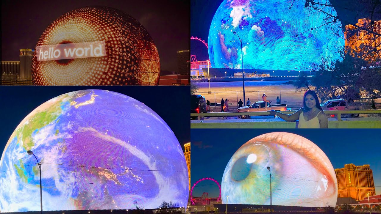 1.2 M LEDs Display | World’s Largest SPHERE | Las Vegas - YouTube