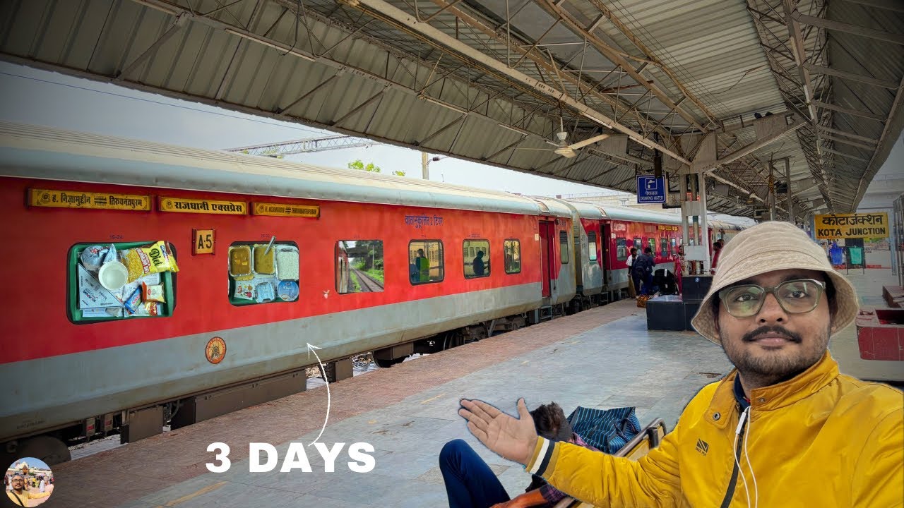 Delhi To Trivandrum In Rajdhani Express - YouTube