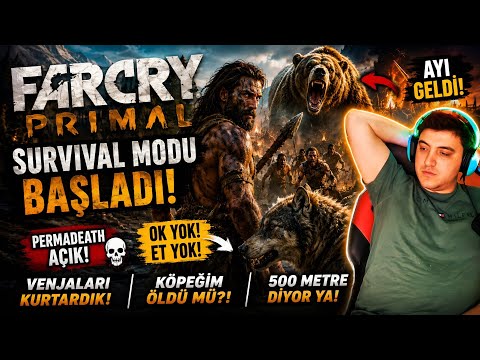 SURVIVAL MODU HATA OLDU ! | Farcry Primal | Bölüm 1 | ♠Restdizz