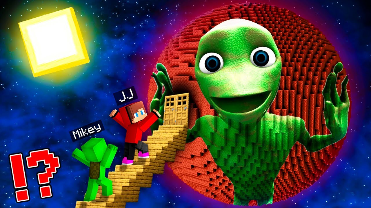 JJ and Mikey Found The LONGEST ROAD to DAME TU COSITA PLANET in ...