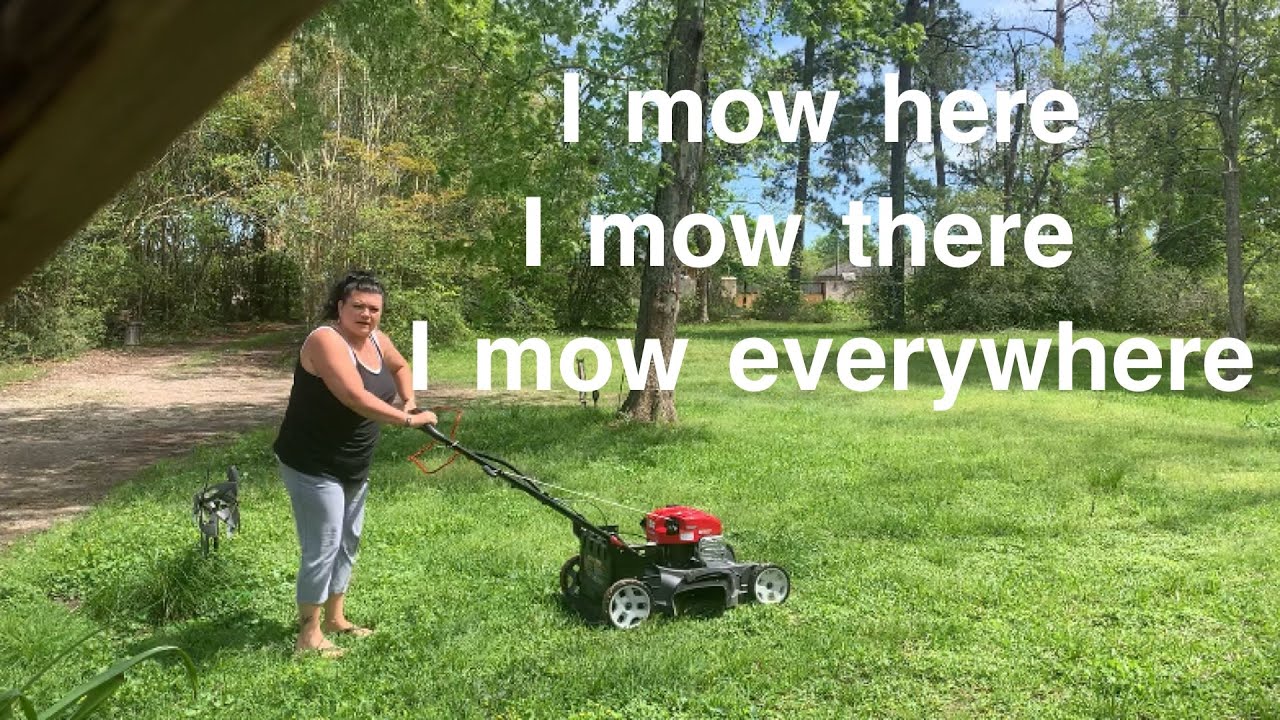 I mow here I mow there I mow everywhere - YouTube