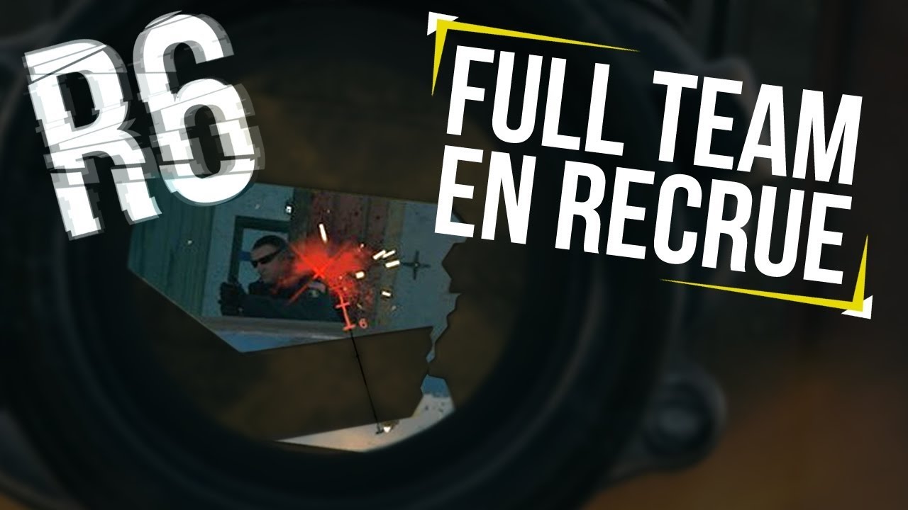 Tom Clancy's Rainbow Six® Siege Enorme Full Team avec la Recrue - YouTube