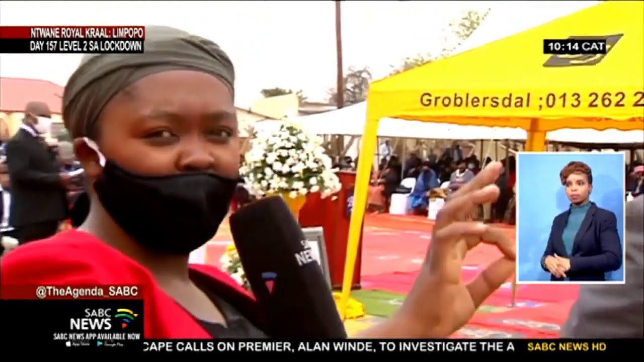 Kgosi Piet Mohlamme Mathebe's funeral is under way - YouTube