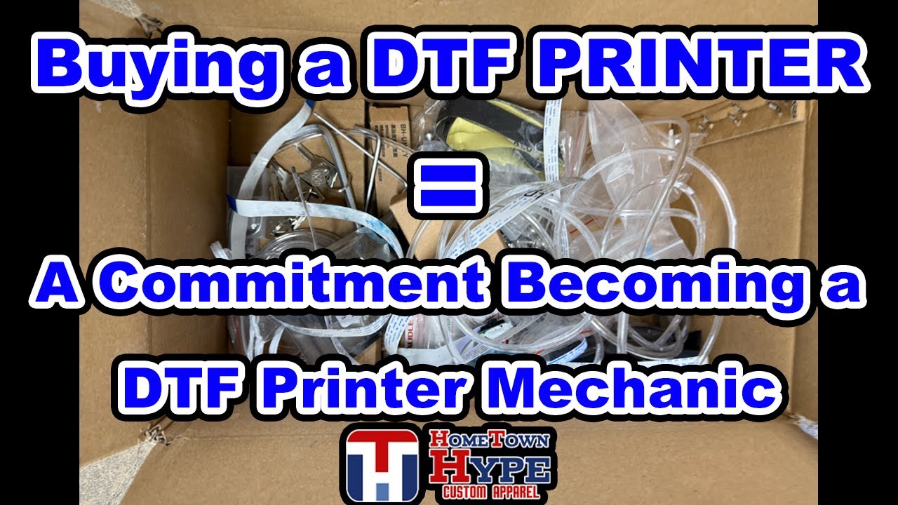 Buying a DTF Printer = signing up to be a DTF printer mechanic! - YouTube