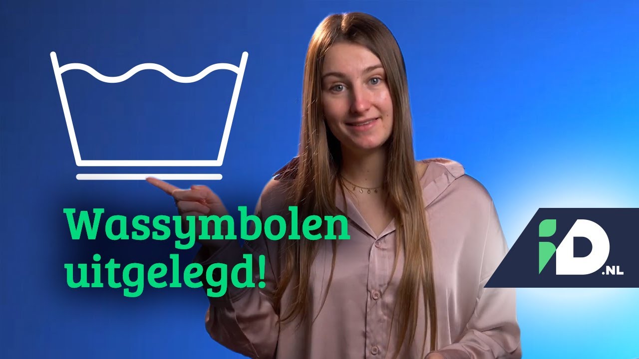 Wat betekenen de WAS SYMBOLEN in mijn kleding?! | Wassen | ID.nl - YouTube