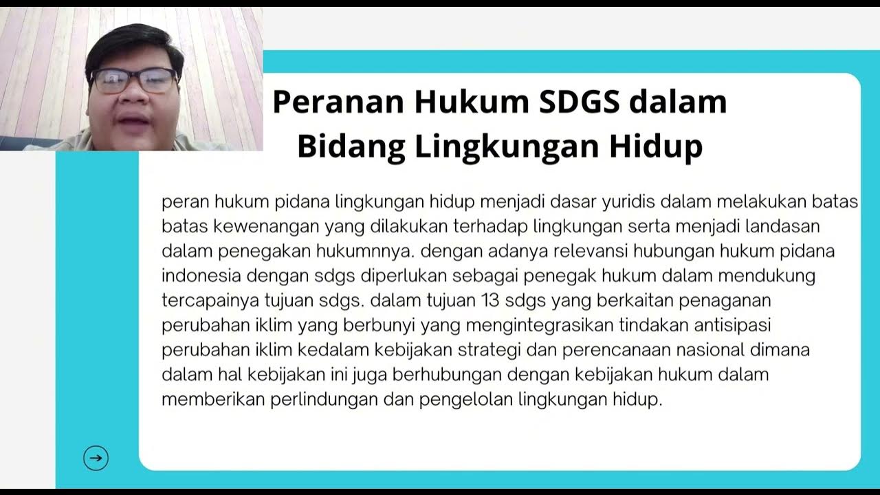 Peranan Hukum Dalam Implementasi SDGS | UAS Hukum Pembangunan Berkelanjutan | Adhito Siregar ...