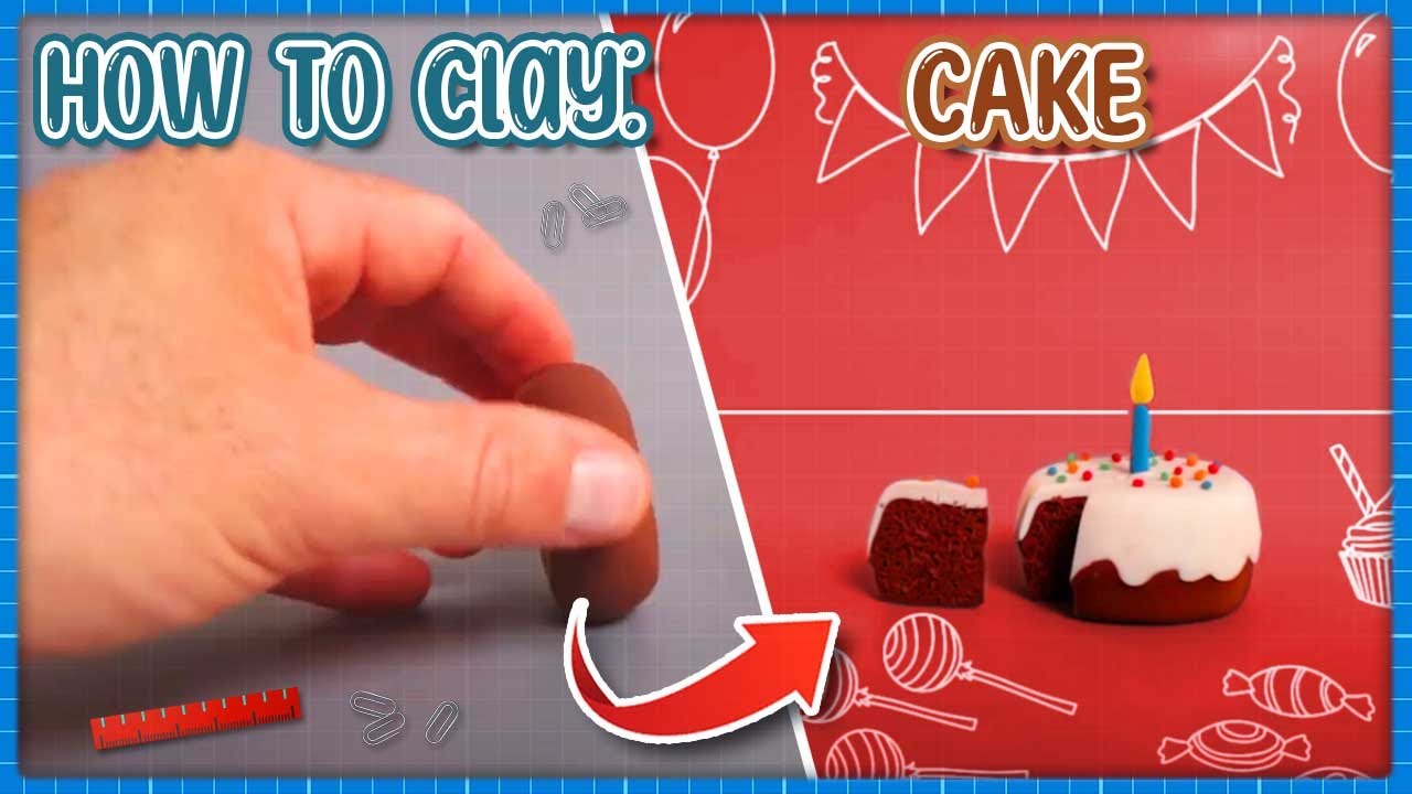 🎂 How To Make A Clay Cake - Super Easy And Fun Clay Cake Recipe - YouTube