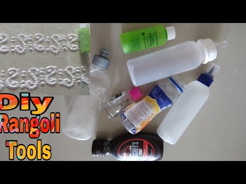 How to make rangoli tools at home / Best out of waste ideas / Diy ...