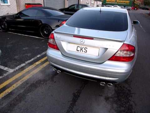 Mercedes W209 CLK350 Coupe CKS Quad Exhaust & Performance Upgrades ...