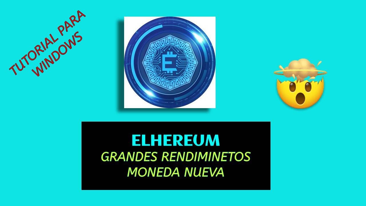 Nueva moneda Elhereum - Minero Gama Baja - YouTube
