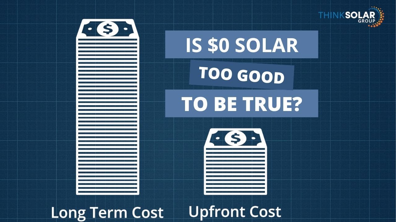 Zero Upfront Cost for Solar - Is It Too Good To Be True? - YouTube