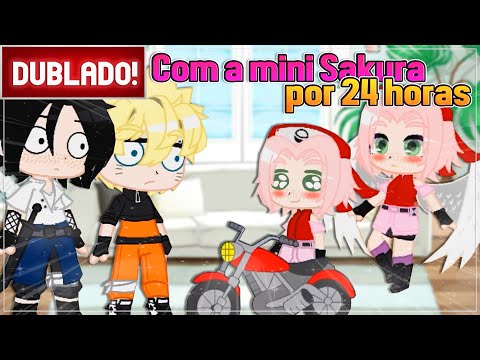 [ DUBLADO ] COM A MINI SAKURA POR 24 HORAS l MINI FILME GACHA CLUB