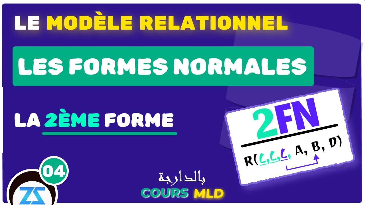 Les formes normales 04: La deuxième forme normale 2FN (2NF) 2/2 ...