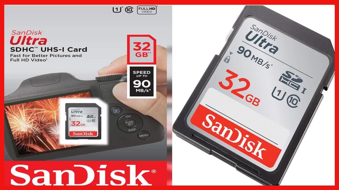 Great product - SanDisk 32GB Ultra SDHC UHS-I Memory Card - 90MB/s, C10 ...