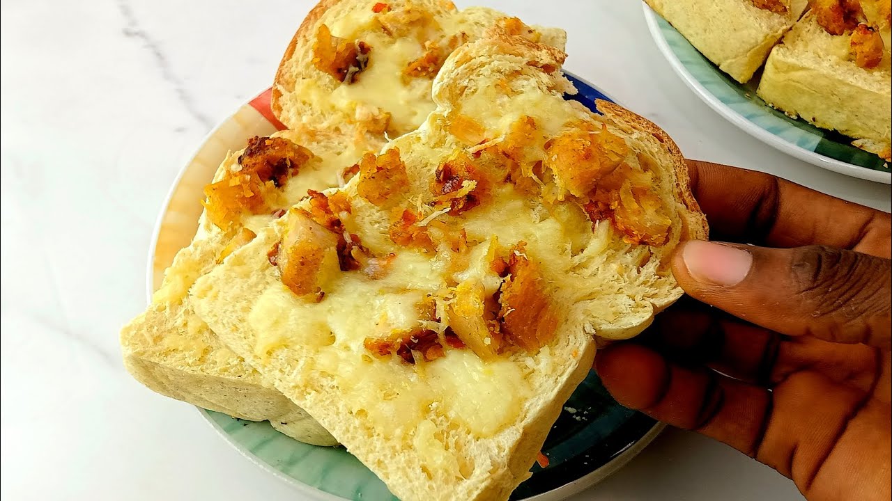 5-Min Chicken Cheese Toast That Will Blow Your Mind | No Fancy ...