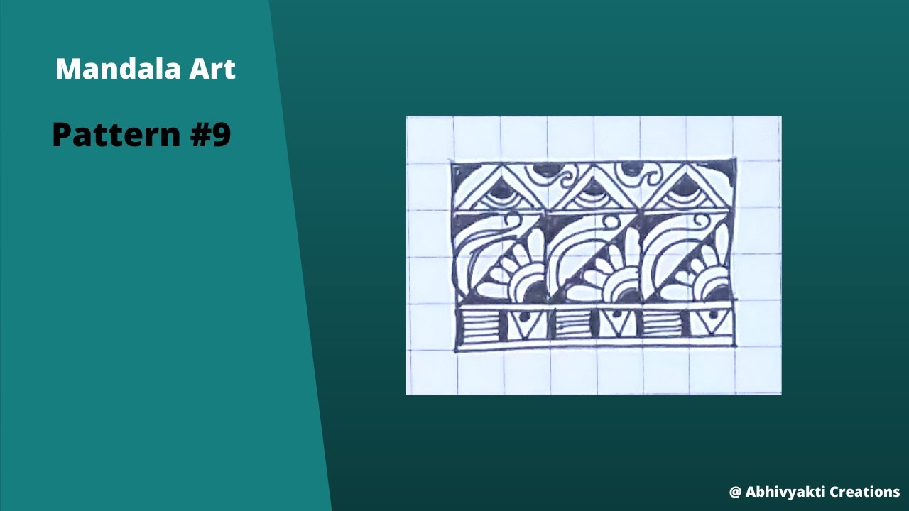 Pattern #9 | Mandala Art | Abhivyakti Creations - YouTube