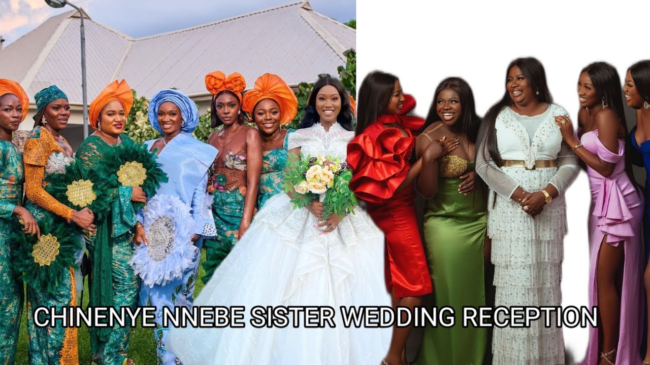 Chinenye Nnebe and her Siblings at her Sister Wedding Reception ...