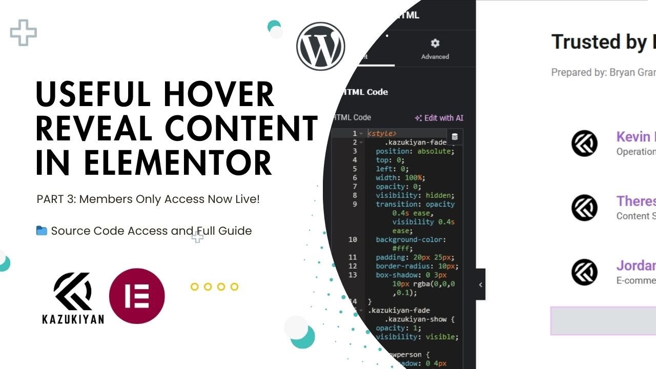 Useful Hover Reveal Content in Elementor – Custom CSS + JS Integration ...