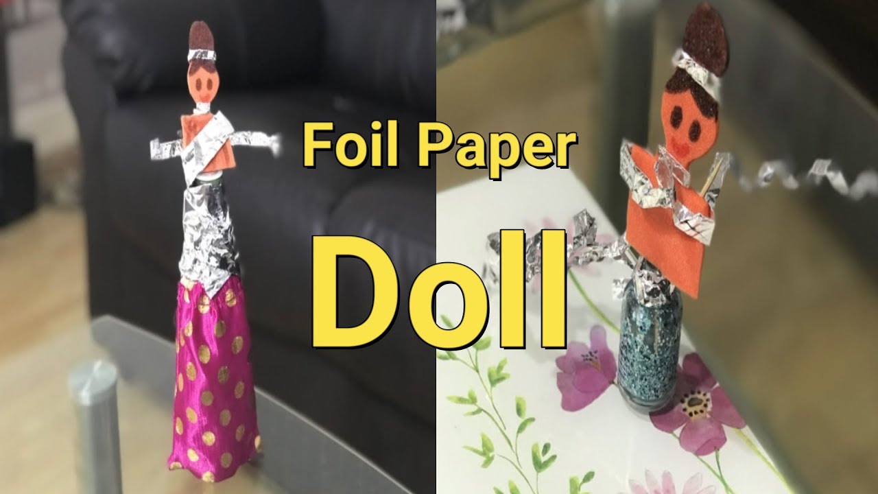 #Paper doll #Princess doll How to make doll from bottles Best Out Of ...