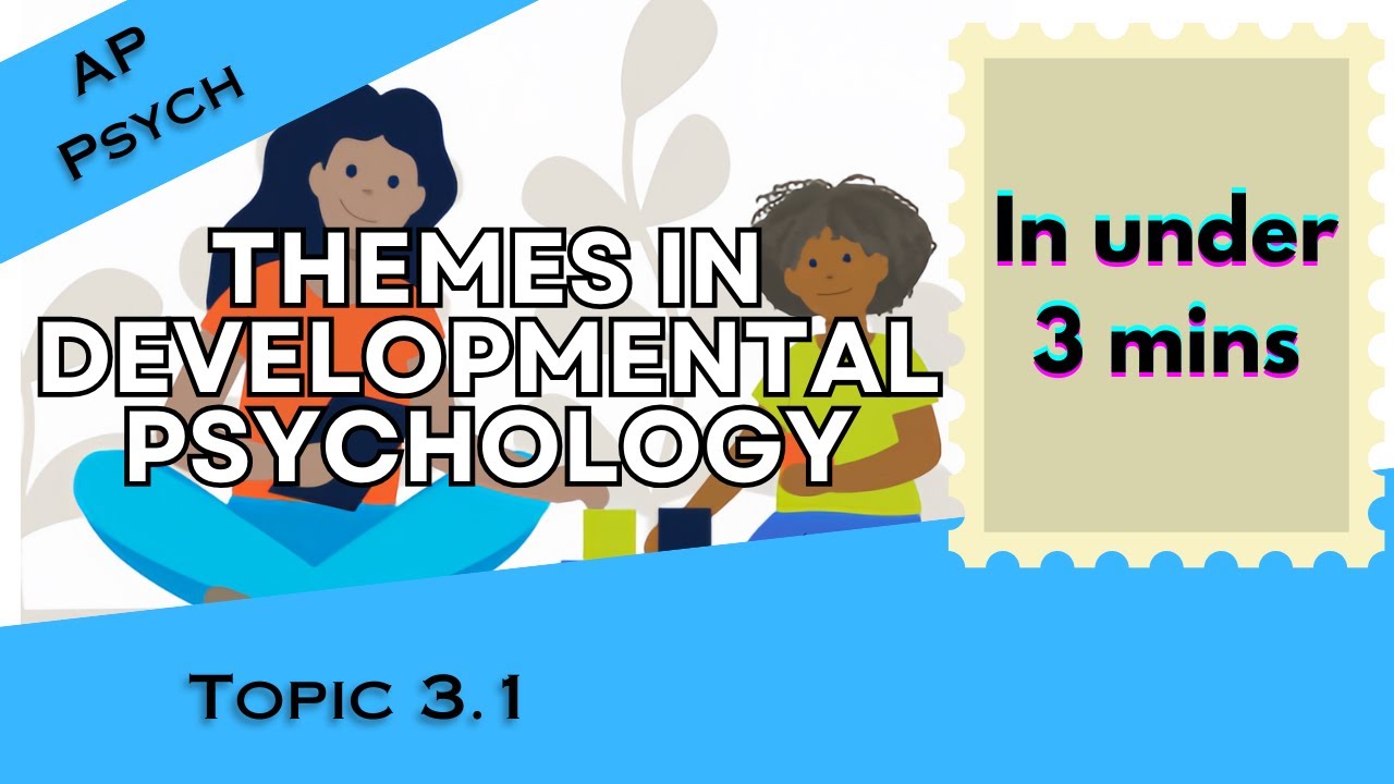 Developmental Psychology Themes in Under 3 mins (AP Psychology Unit 3 ...