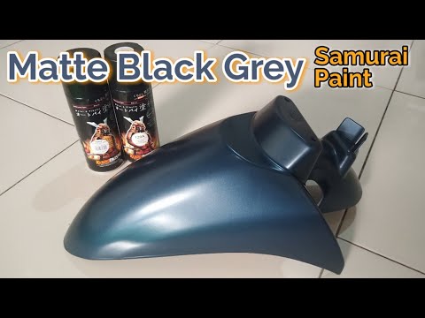 Matte Black Grey Samurai Paint - YouTube