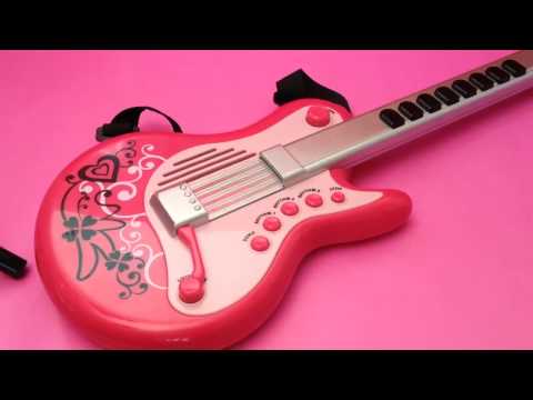 Kids Toy Guitar with Lights Rhythms Sounds