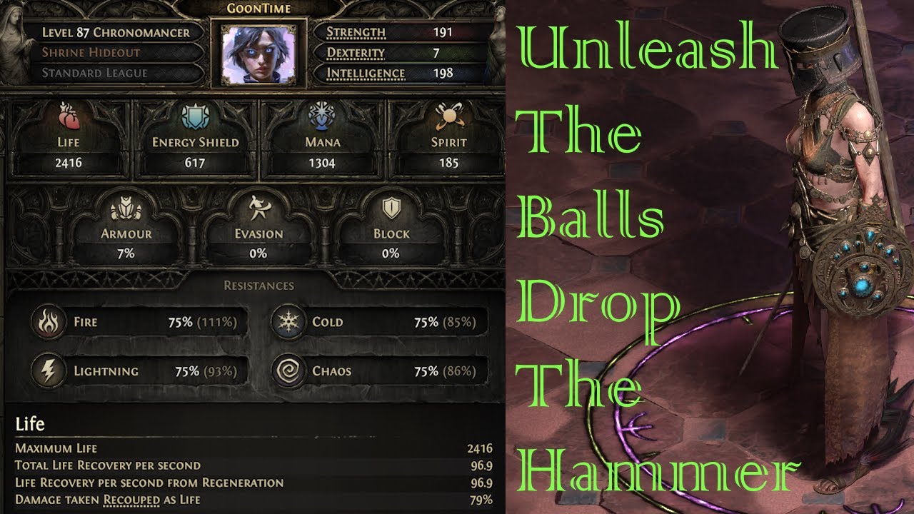 POE 2 ~ FireBall + Hammer Of the Gods ~ Chronomancer ~ Starting T15's ...