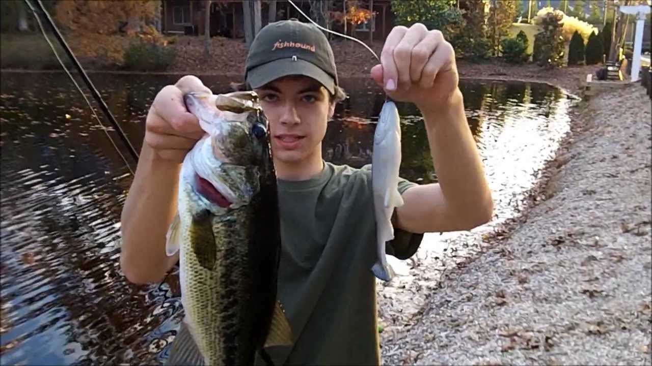 First Fish on the 8 Inch Weedless Huddleston - YouTube