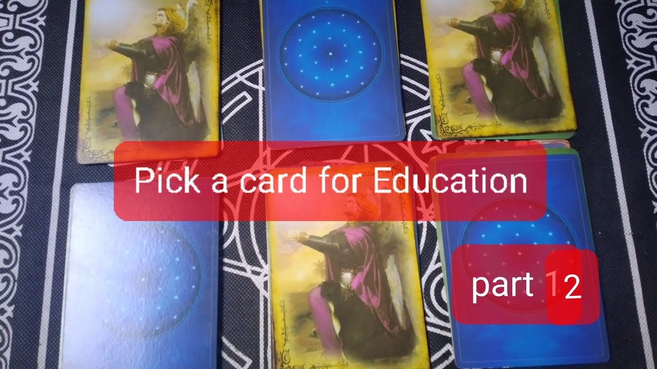 Pick a card ( Education ) - part 2 - YouTube