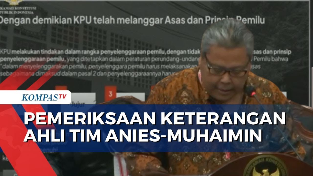 Sidang Dimulai, Tim AMIN Hadirkan Ahli Guna Buktikan Dugaan Sengketa ...