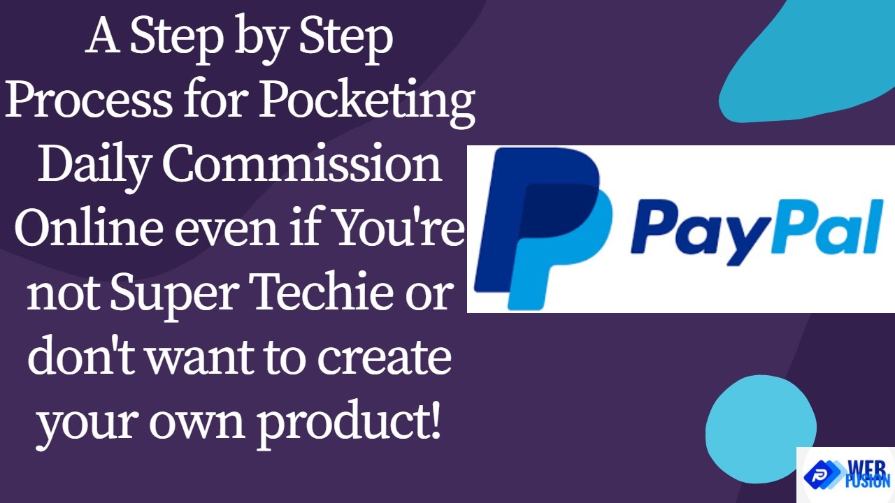 Daily PayPal commission. Work from home affiliate programme and make ...