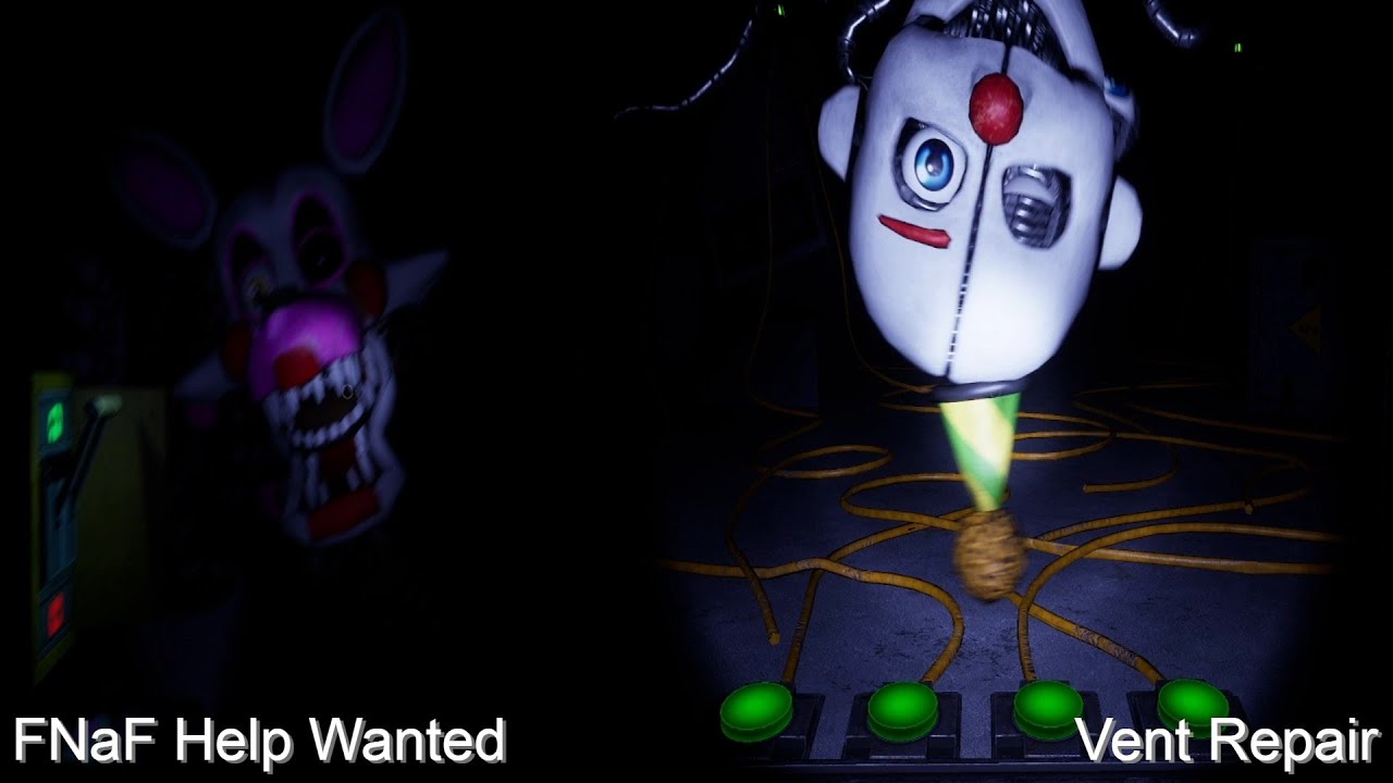 VENT REPAIR - FNaF Help Wanted - Vent Repair Mangle & Ennard ...