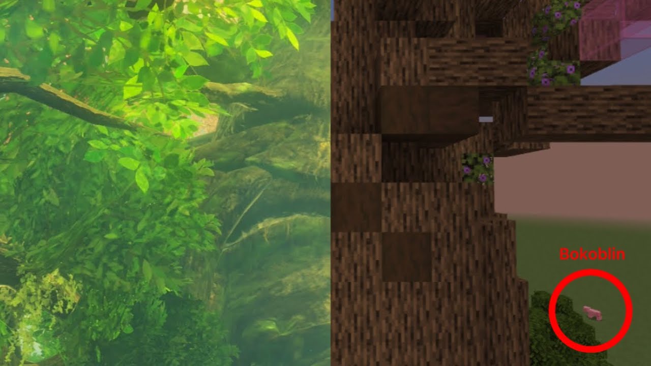 Building The Korok Forest in Minecraft - YouTube