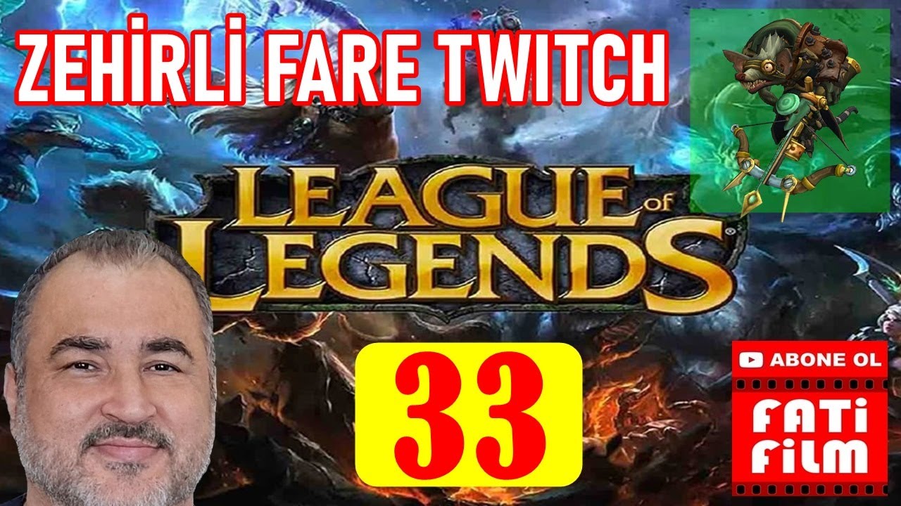 LOL TWITCH ZEHİRLİ FARE İLE OYNADIM - YouTube