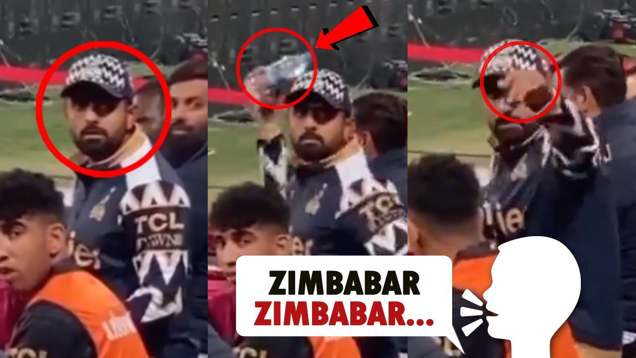 Zimbabar Zimbabar fans trolling Babar Azam in PSL chants Zimbabar got ...