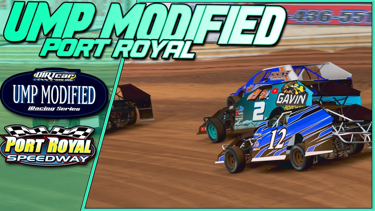 UMP Modified Series - Port Royal - iRacing Dirt - YouTube
