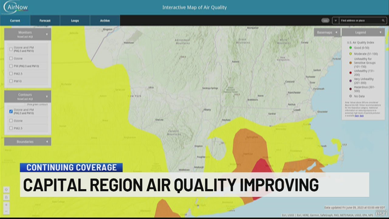 Capital Region air quality improving - YouTube