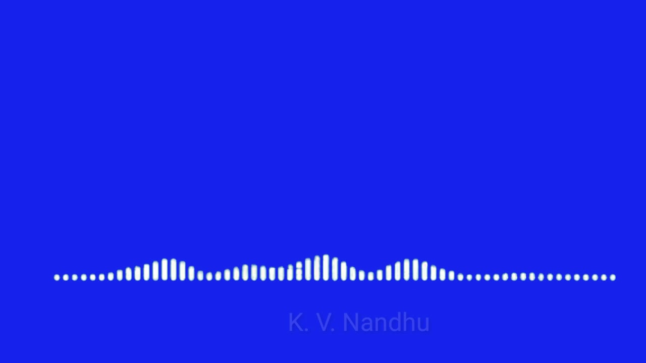 New blue screen line audio spectrum/🦀k.v.Nandhu🦀 - YouTube