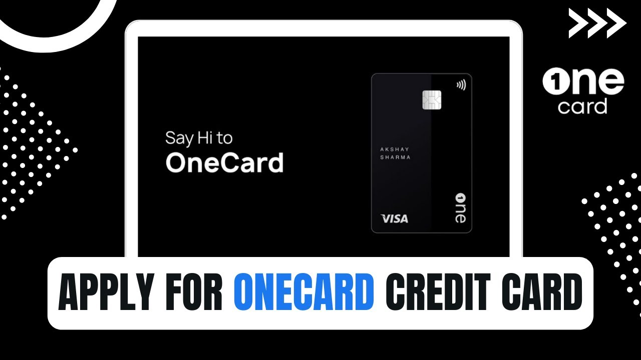 OneCard Credit Card Apply ! - YouTube