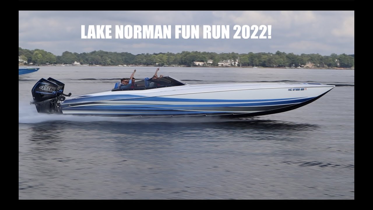 OUR FIRST POWERBOAT FUN RUN!! LAKE NORMAN FUN RUN 2022!! - YouTube