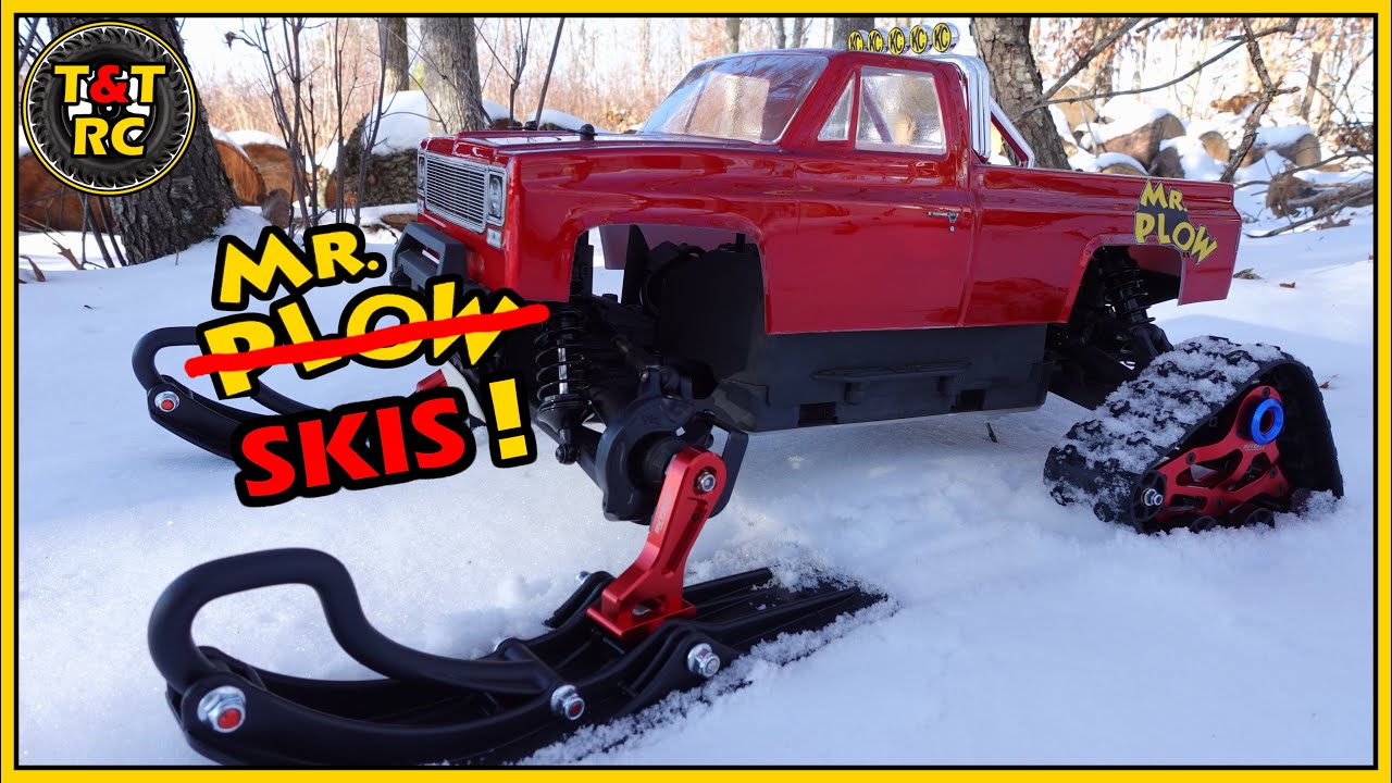 Plowin's Done, Time For FUN!...Integy Snow Skis Install & Test Run on ...