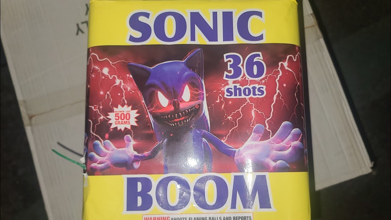 SONIC BOOM 36 SHOTS 💥 💥 💥 💥 LOUD!! - YouTube