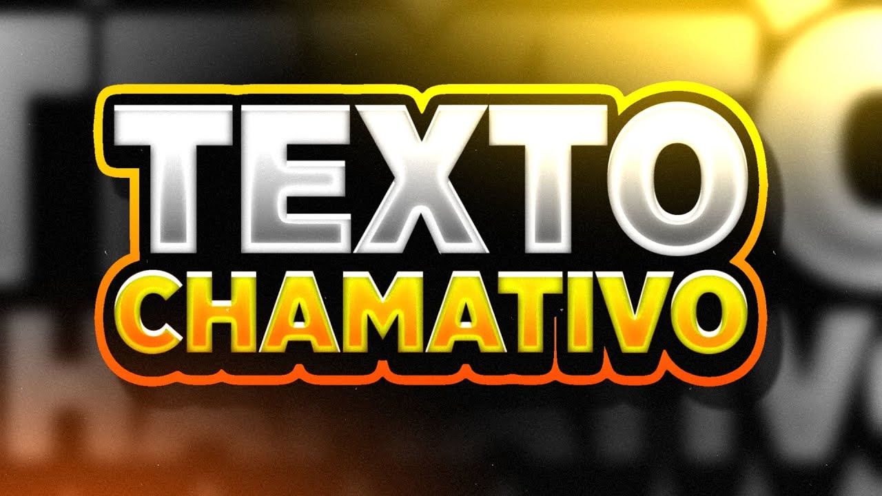 (COMO FAZER?) TEXTO CHAMATIVO para suas THUMBNAILS FUTURAS - USANDO O ...