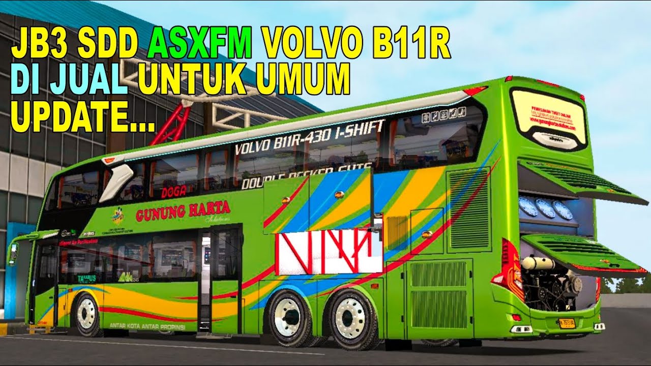 Mod Jb3 SDD ASxFM Update | Bus simulator indonesia | Bussid v.3.7.1 ...