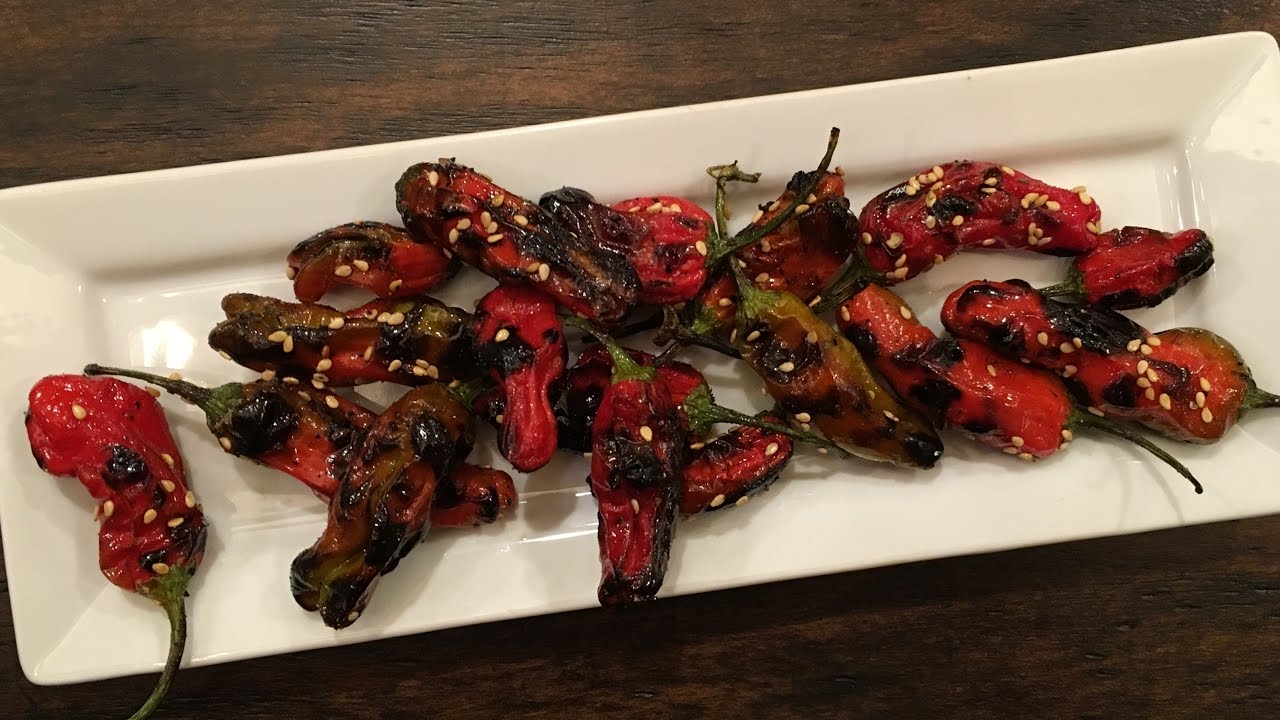 Shishito Peppers Appetizer - YouTube